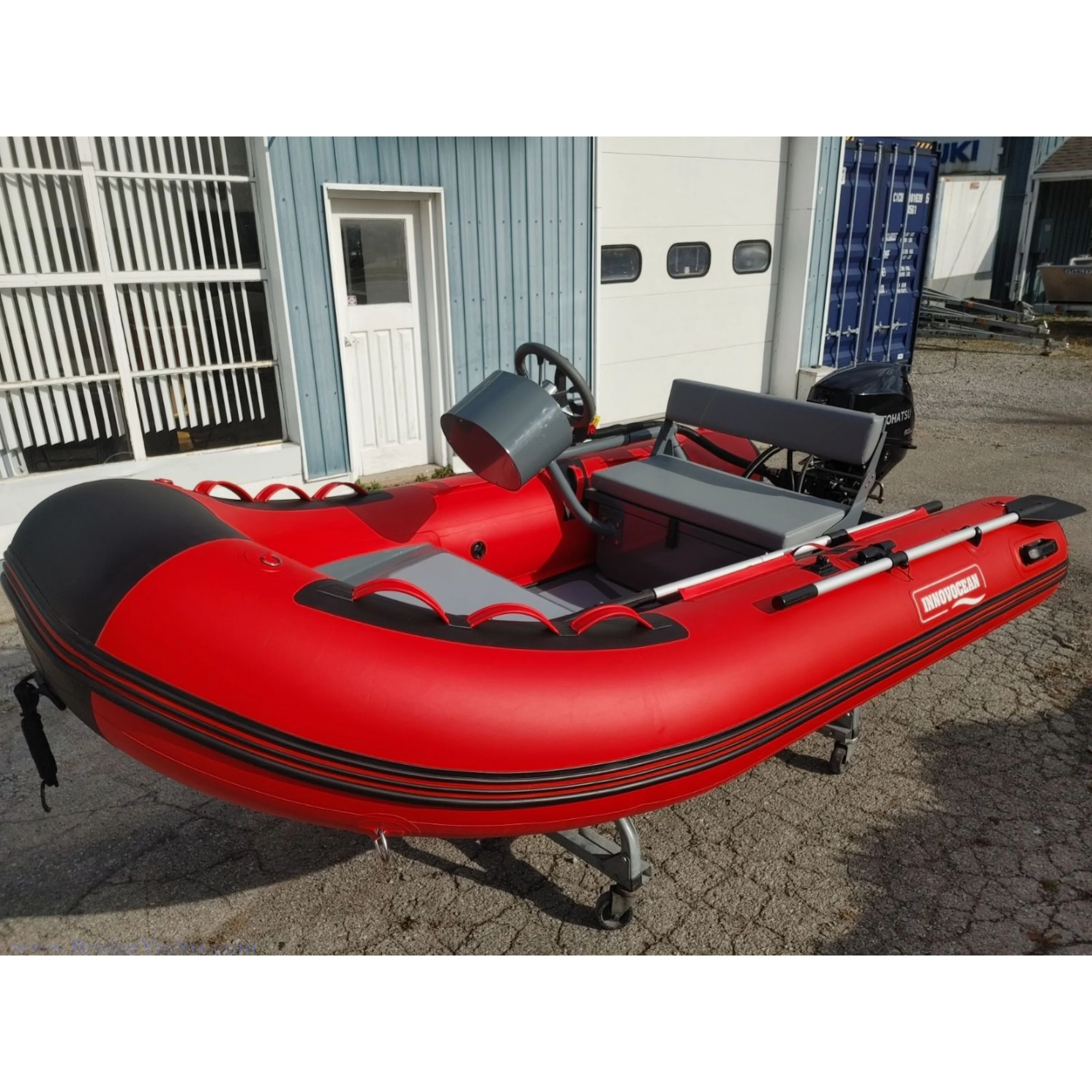 Innovocean ALD300 Euro Helm Rib | 10ft, 15hp Tohatsu Outboard, Aluminum ...