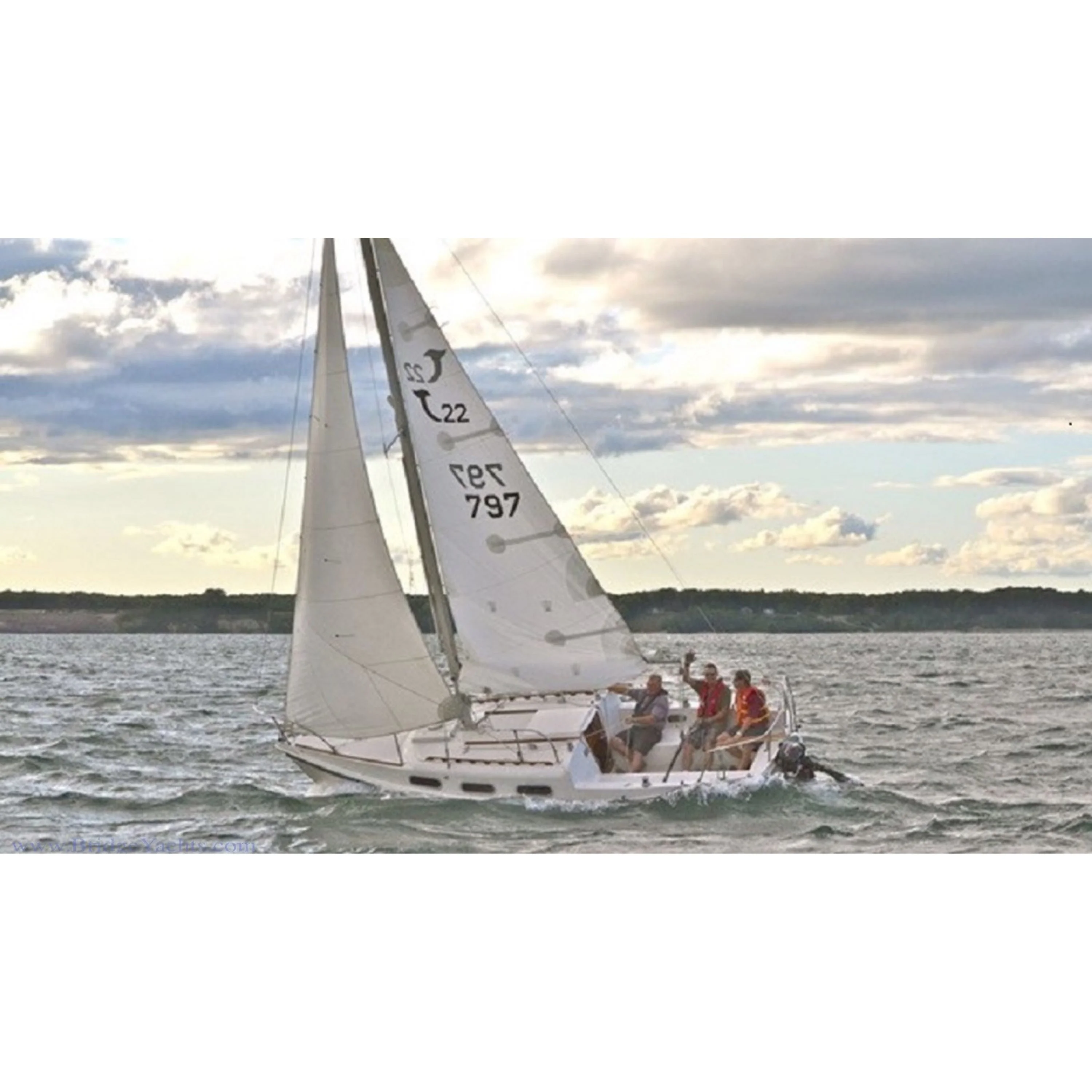 1974 Tanzer 22 Cruising Racing Sailboat